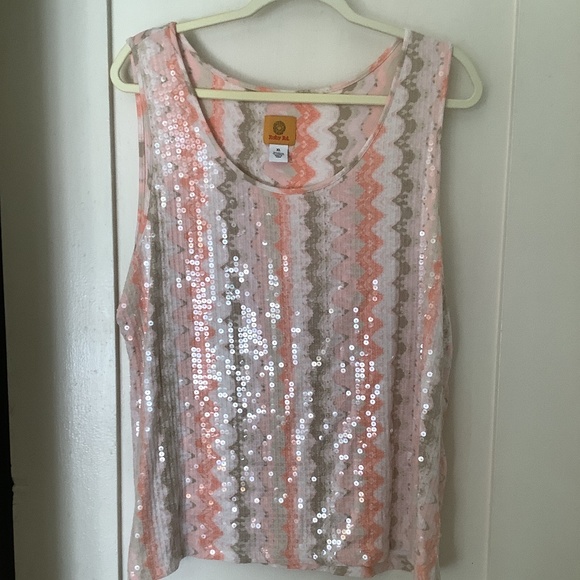 Ruby Rd. | Tops | Ruby Rd Sequined Sleeveless Womens Top Size Xl | Poshmark